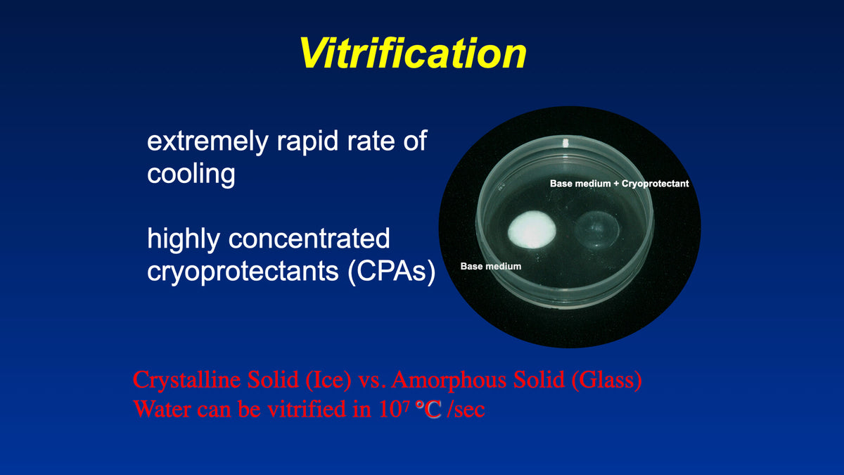 Principles of Cryopreservation and Optimization of Vitrification ...