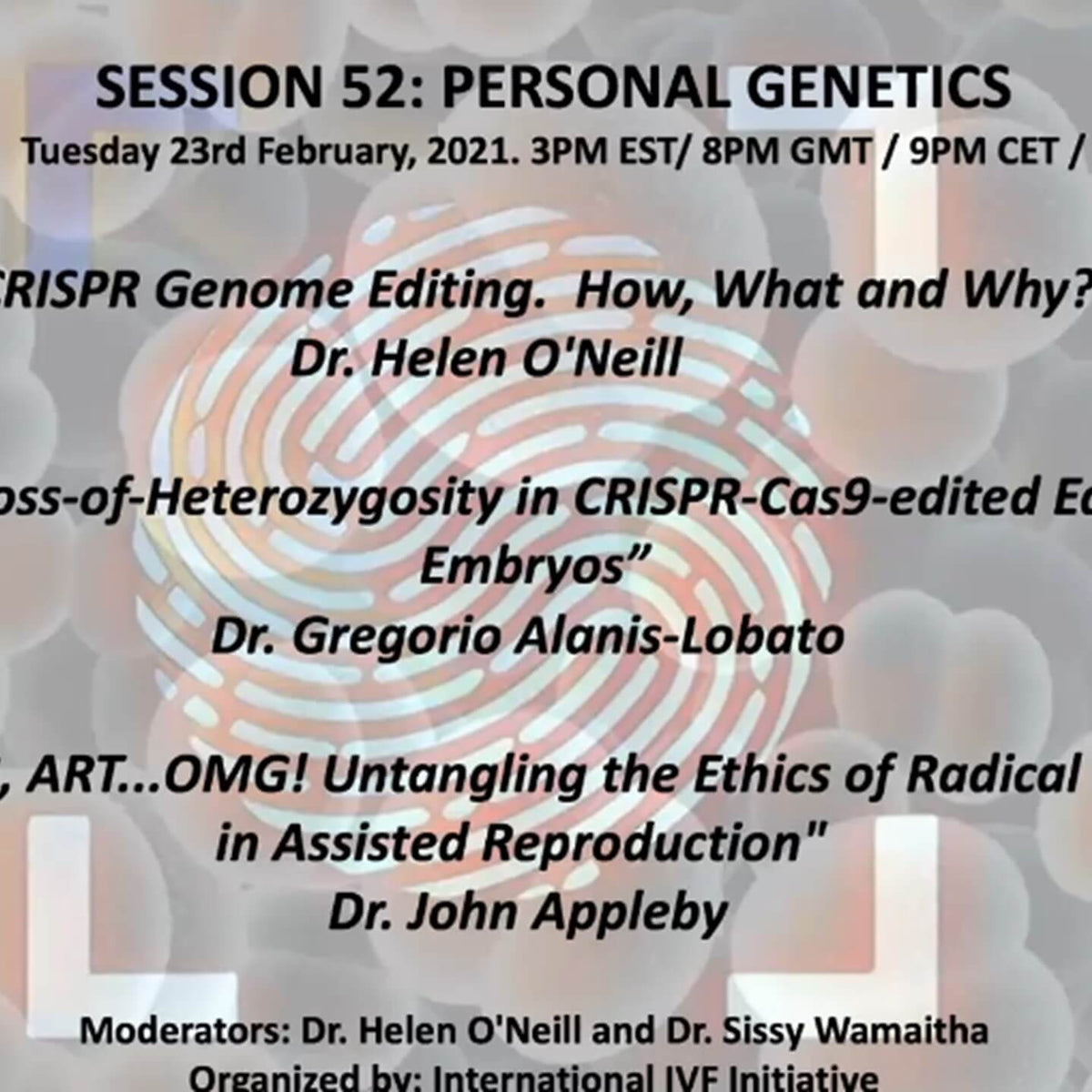 CRISPR Genome Editing. How, What and Why? – International IVF Initiative